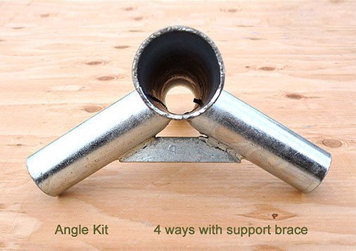 Custom Fixed Steel Angle Joint Kit & Angles - 90º to 140º