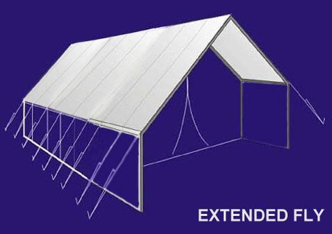 8 Foot Extended Wall Tent Fly - 8oz Poly - Wall Tent Shop